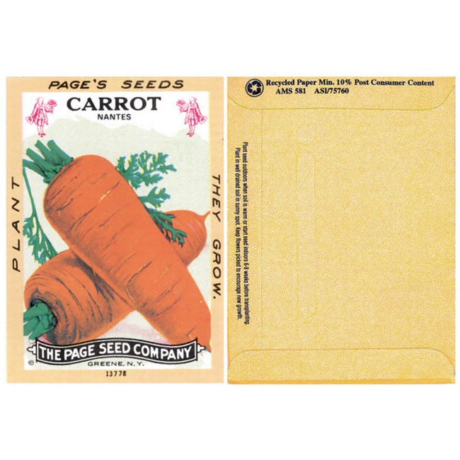 Carrot Seed Packs | Custom Seeds
