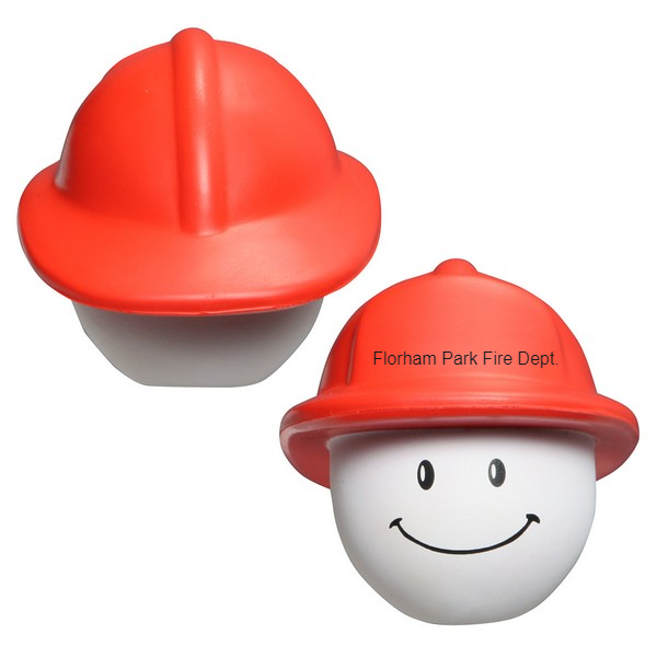 Smiling Fireman Stress Ball | Logo Stress Balls