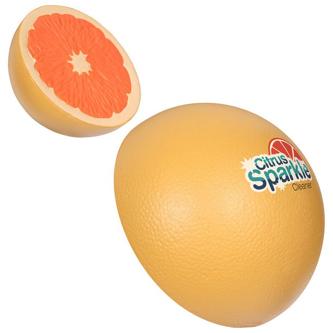 Grapefruit Half Stress Ball