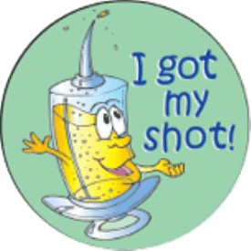 I Got My Shot Stickers