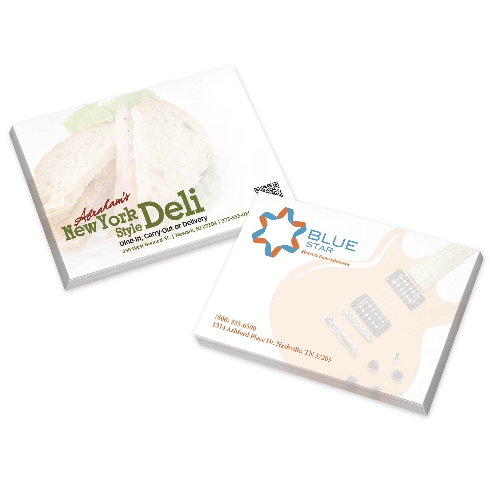 Logo Sticky Notes - 100 sheets 4" x 3"