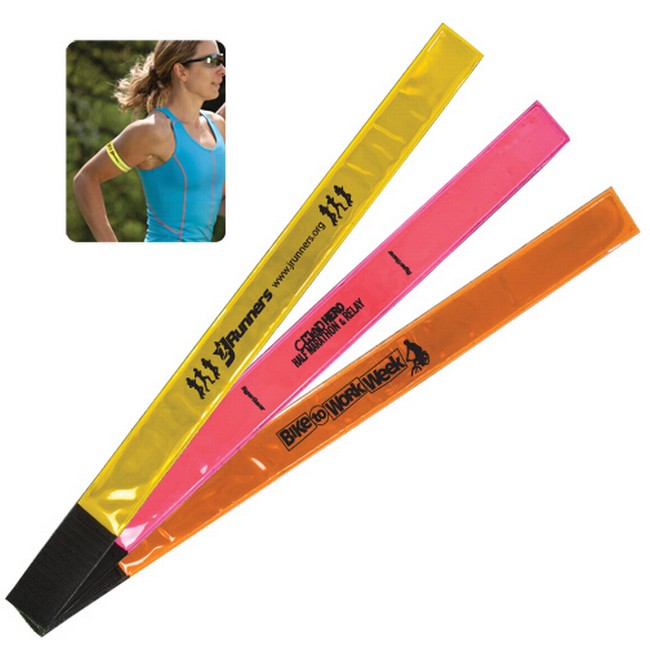 Imprinted Reflective Safety Velcro Band