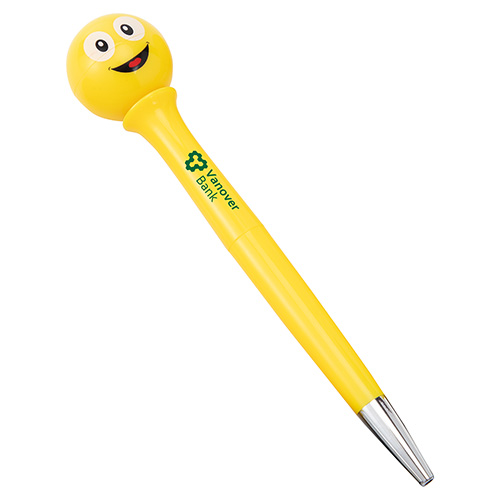 Customized Smiley Face Emoji Pen with Your Imprint