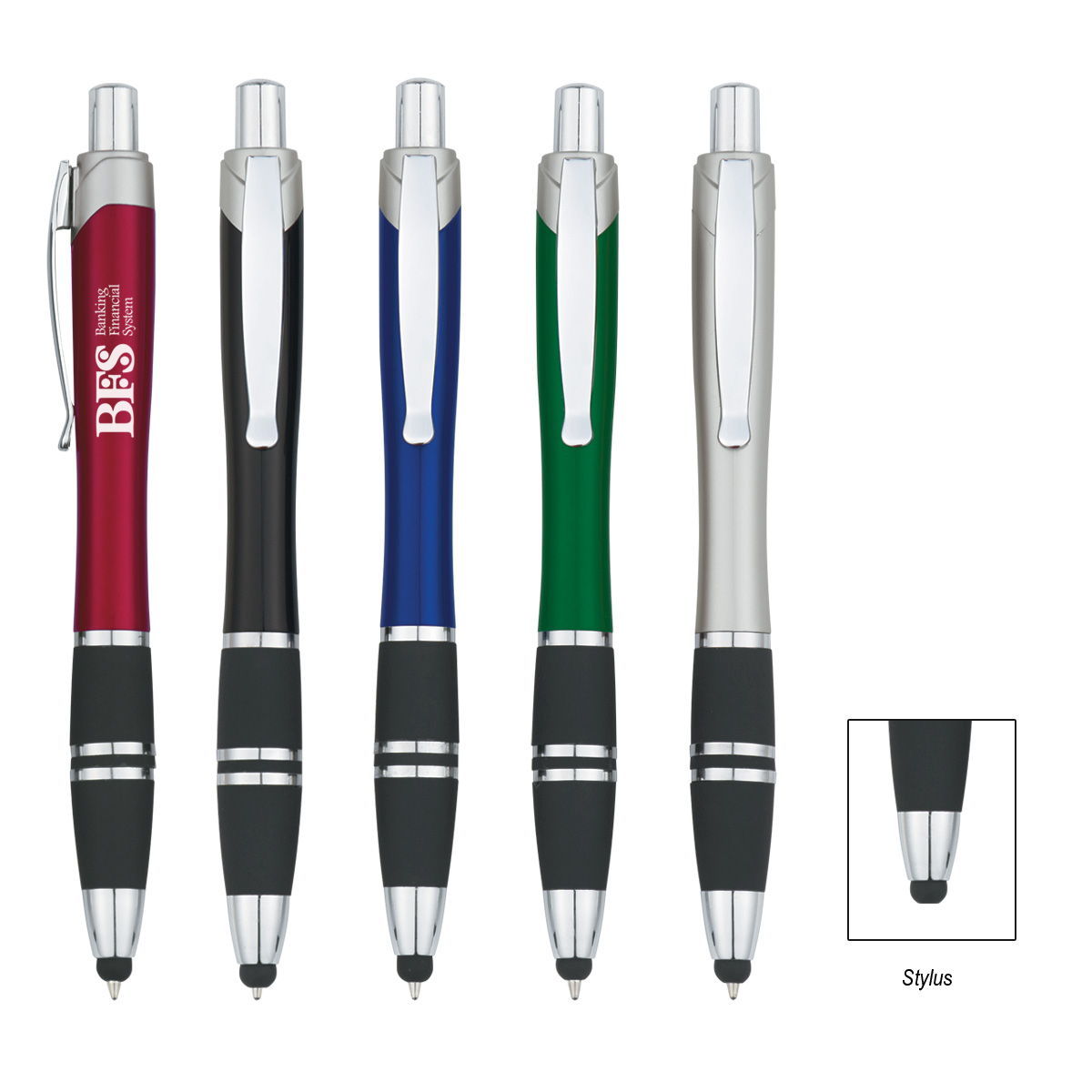 Tri-Band Pen With Stylus | Personalized Pens