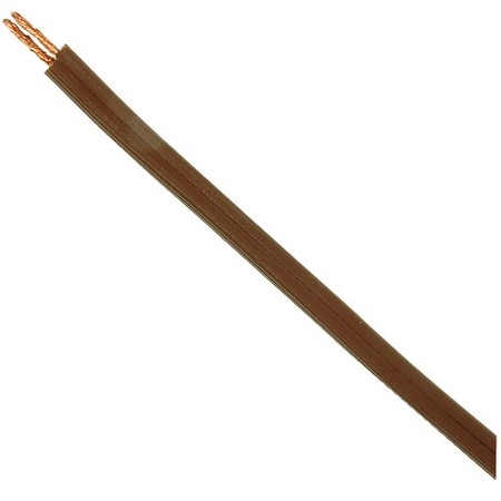 Zip Cord Lamp Cord, 18/2 Spt-1, Brown, 100' Roll