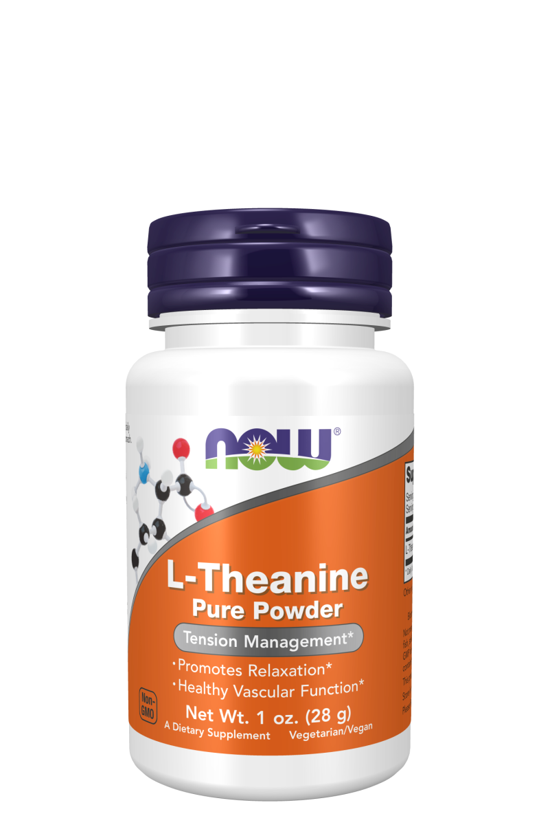Now Foods L-Theanine Powder - 1 oz (28 Grams)
