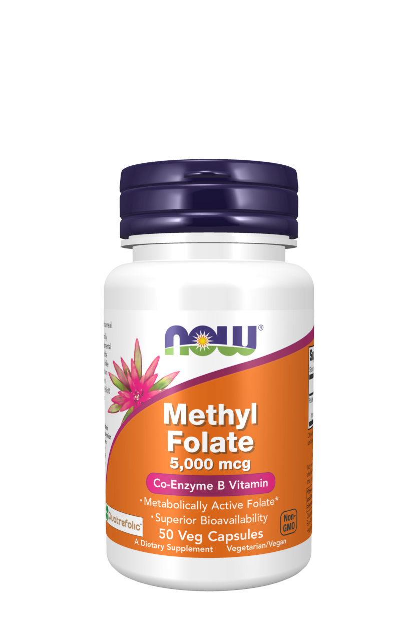 Now Foods Methyl Folate 5,000 mcg - 50 Cap