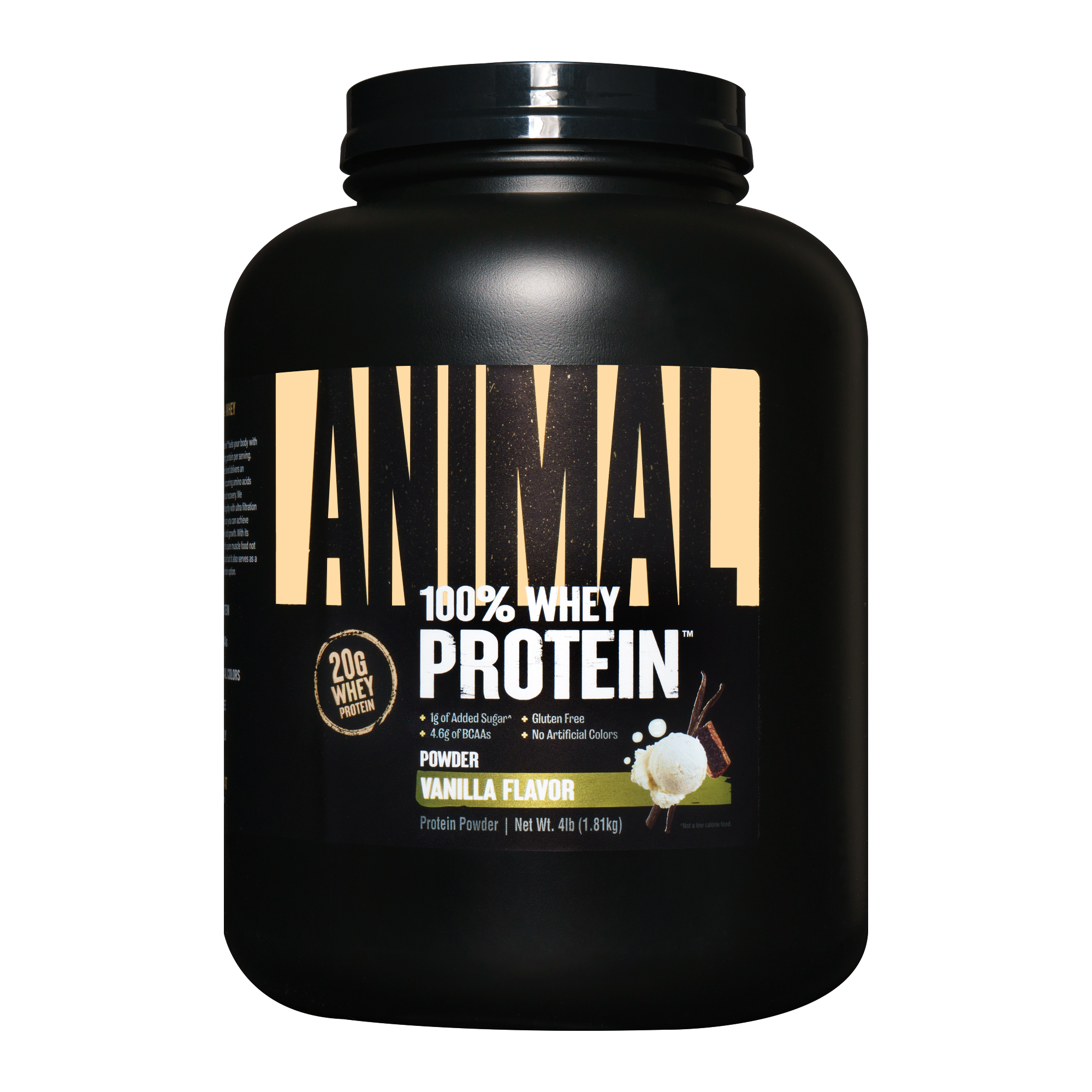 Animal 100% Whey Protein Vanilla - 4 Lb by Universal Nutrition & Animal
