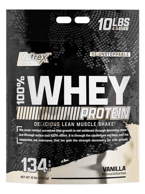 Nutrex 100% Whey Concentrate & Isolate Vanilla - 10 Lb