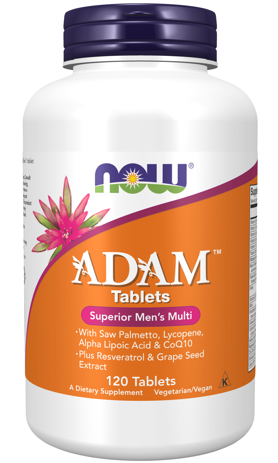 Now Foods ADAM Mens Multi Vitamin Tablets - 120 Tab