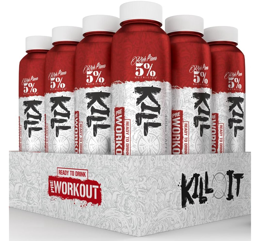 5% Nutrition’s Kill It RTD Pre-Workout Tropical Punch - 12 Bottles