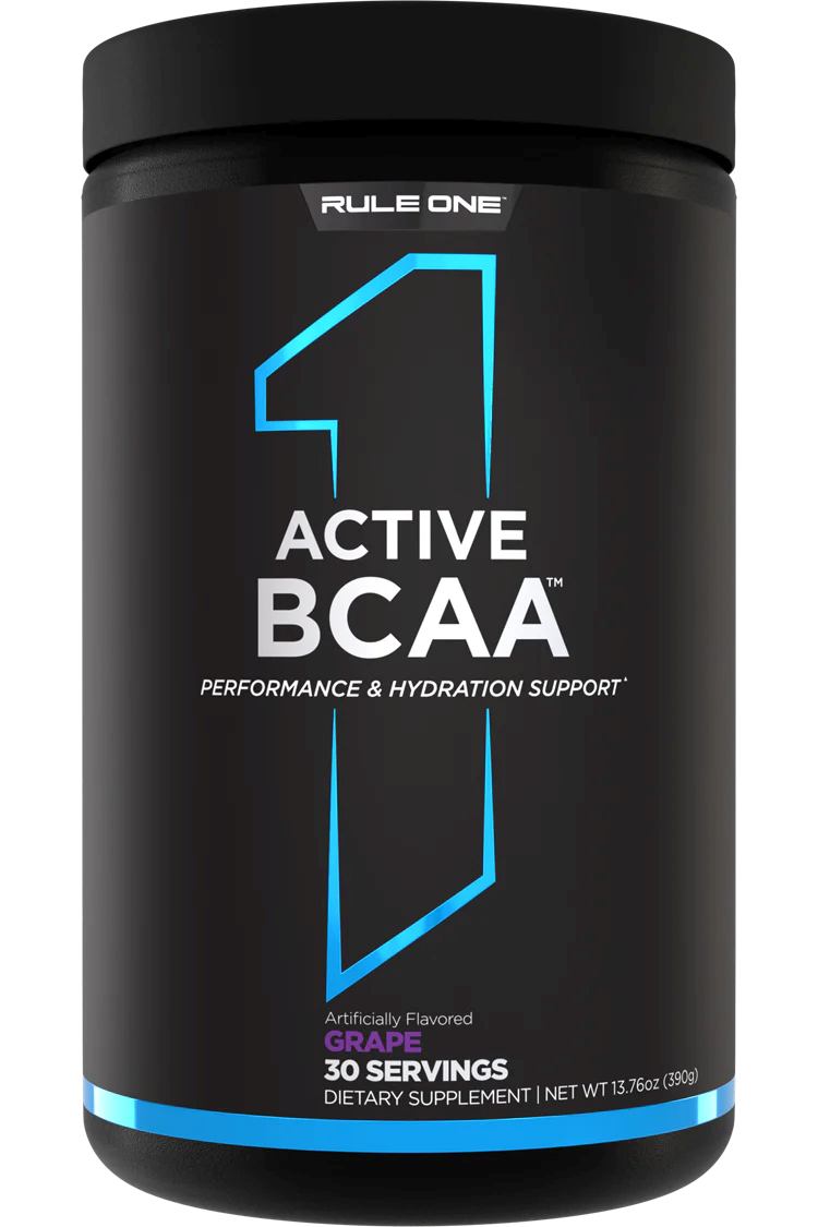Rule1 Active BCAA w/Hydration Support Grape - 30 Servings