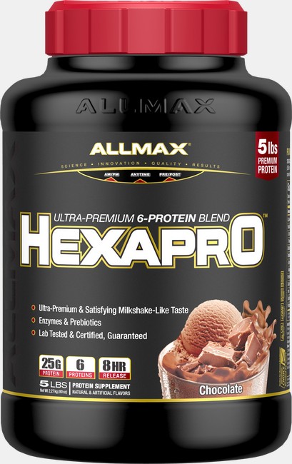 AllMax Nutrition Hexapro Chocolate - 5 Lb