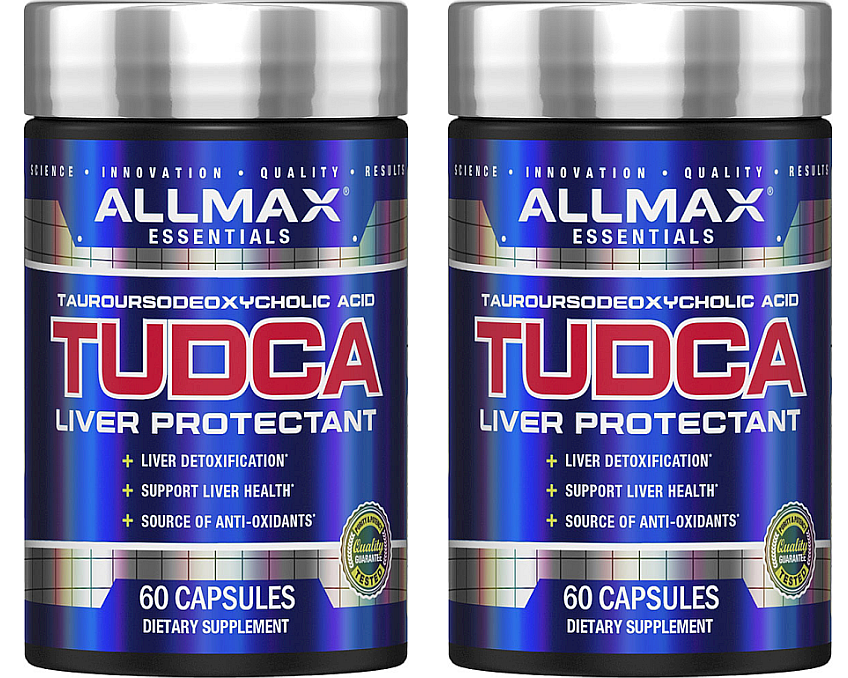 AllMax Nutrition TUDCA - 2 x 60 Capsule Bottles TWINPACK
