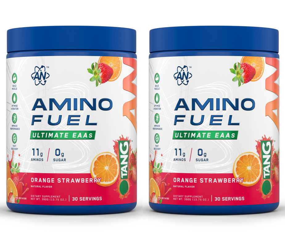 ABE Amino Fuel Tang Orange Strawberry - 2 x 30 Servings TWINPACK by ABE ...