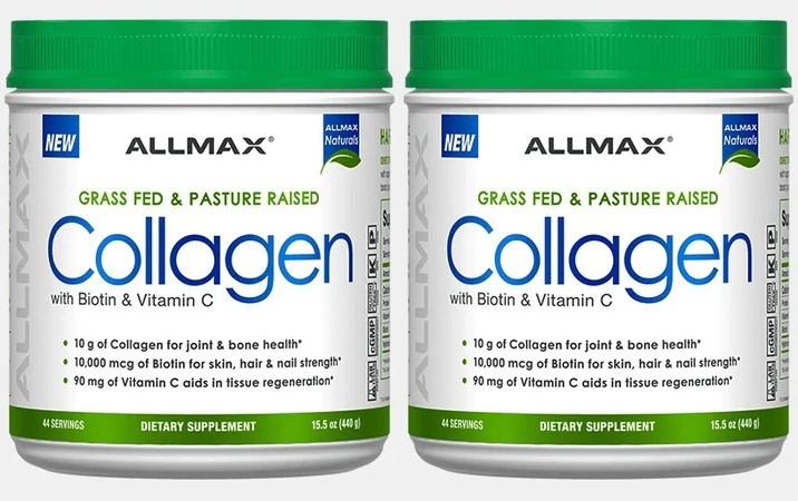 AllMax Nutrition Collagen Unflavored - 2 x 44 Servings TWINPACK
