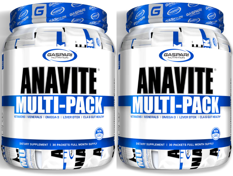 Gaspari Nutrition Anavite Multi-Pack - 60 Servings (2 x 30 Serv ...