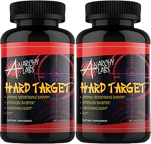 Anarchy Labs Hard Target - 2 x 180 Capsule Bottles TWINPACK