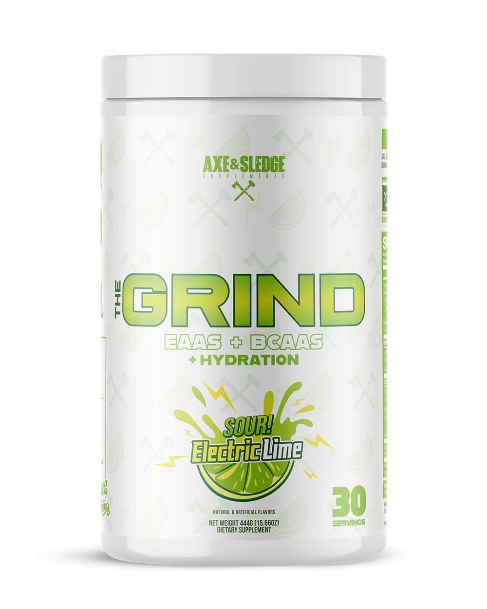 Axe & Sledge The Grind EAAS + Hydration Sour Electric Lime - 30 Servings