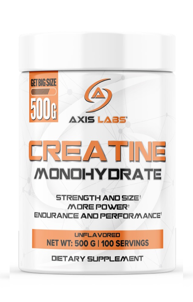 Axis Labs Creatine Monohydrate Powder - 500 Grams