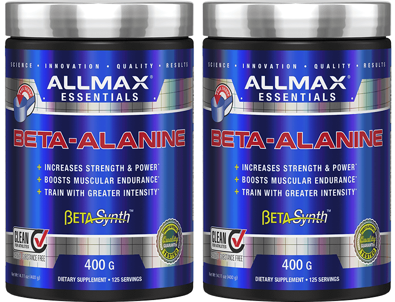 AllMax Nutrition Beta-Alanine - 800 Grams (2 x 400 Gram Bottles) TWINPACK