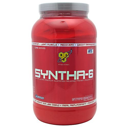 Bsn Syntha-6 Protein Strawberry - 2.91 Lb