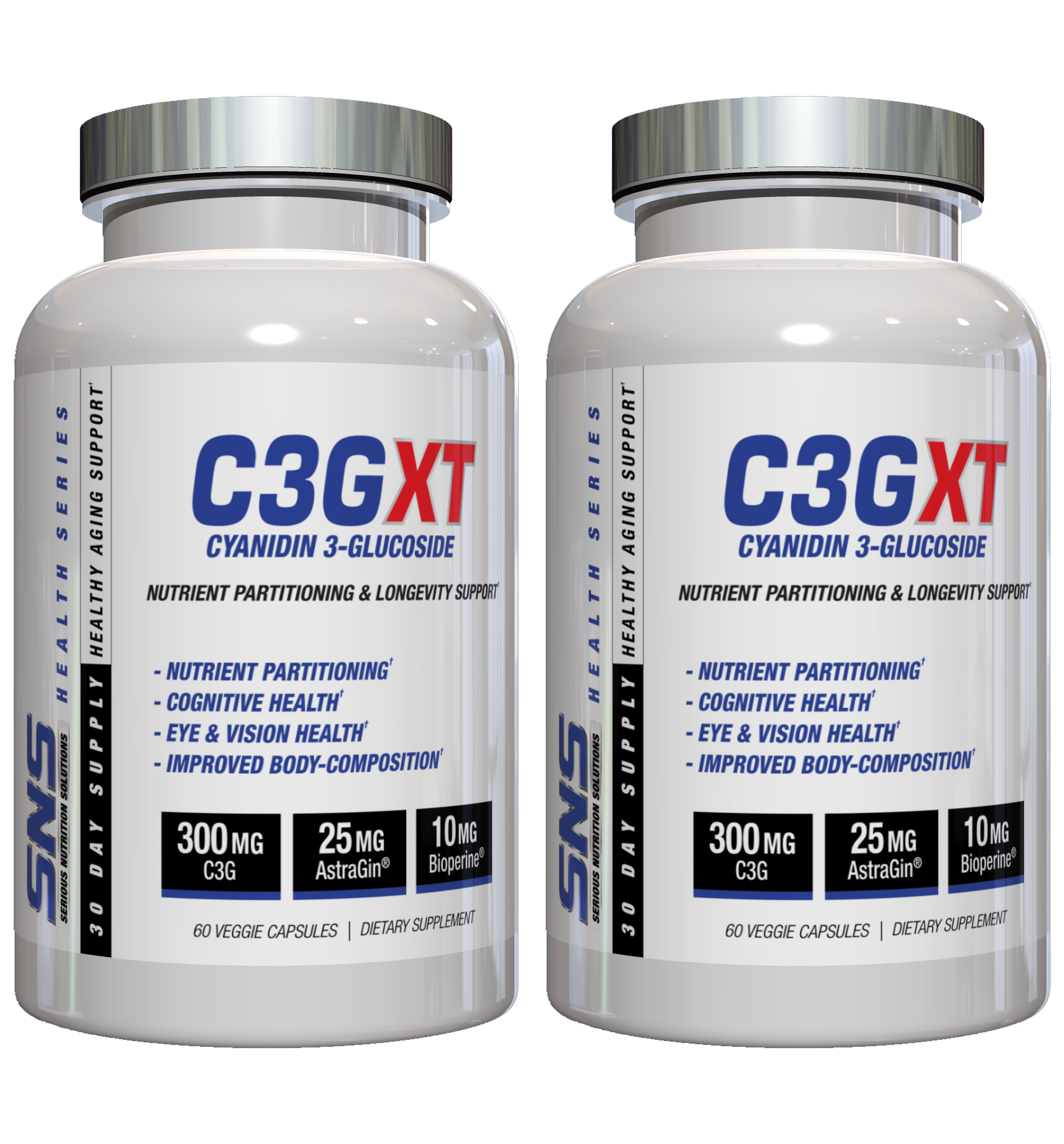 SNS Serious Nutrition Solutions C3G XT Cyanidin 3-Glucoside - 60 Cap