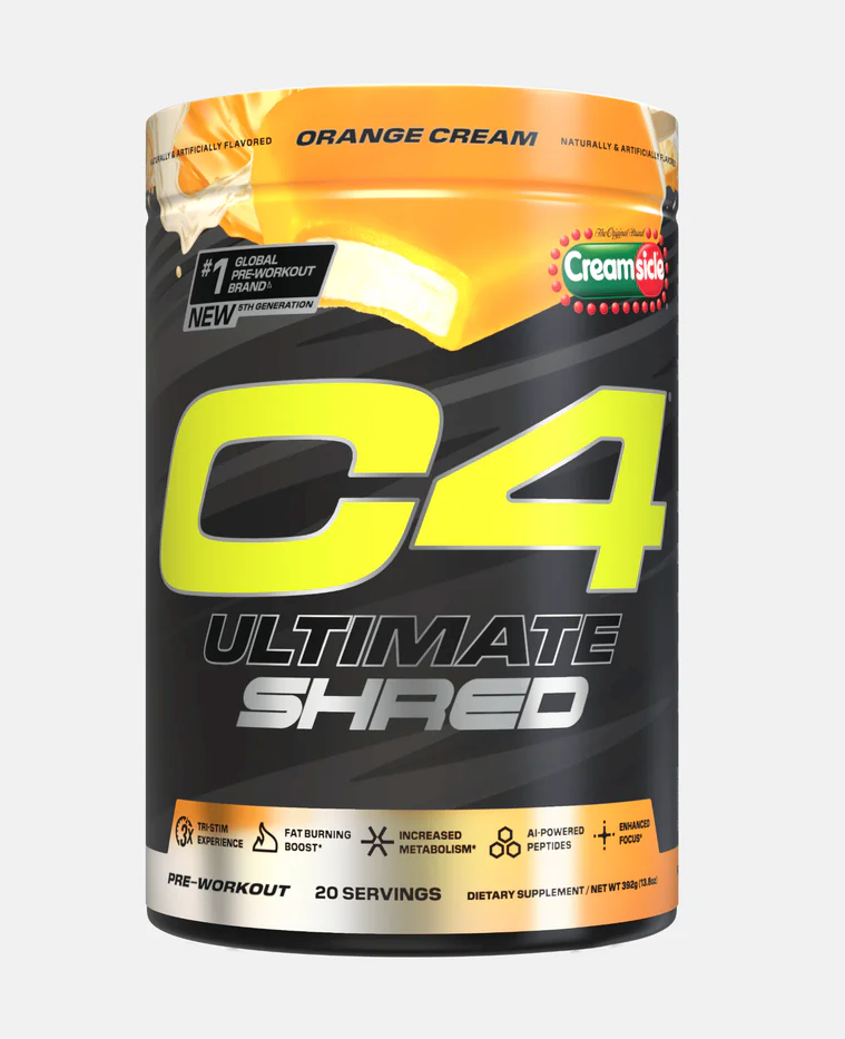 Cellucor C4 ULTIMATE SHRED Creamsicle Orange Cream - 20 Servings