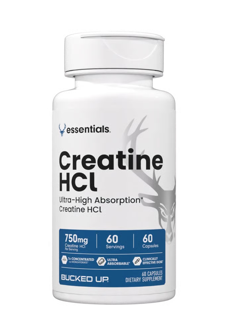 Bucked Up Creatine HCl - CON-CRET Creatine HCl Capsules - 60 Capsules