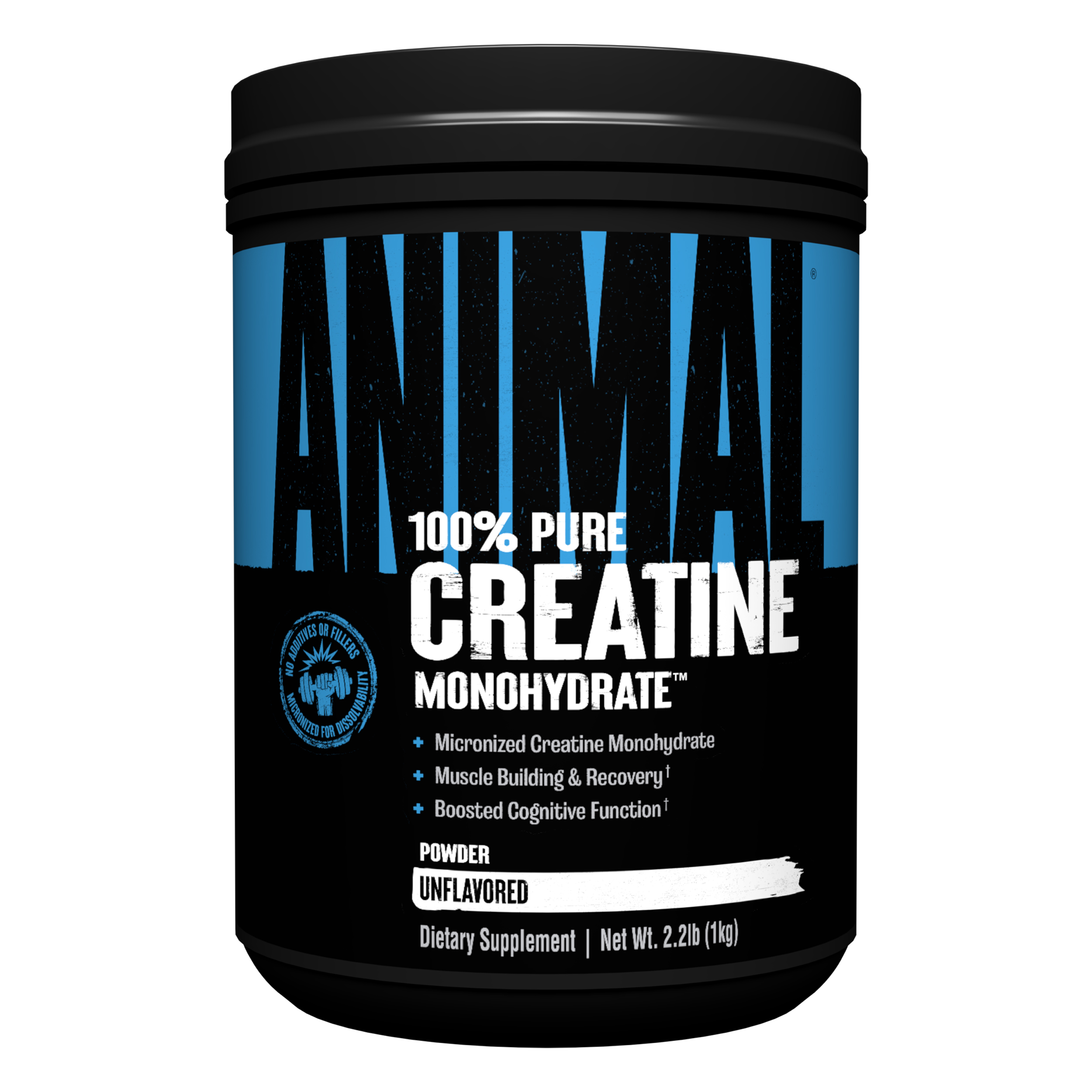 Animal Creatine Micronized Powder Unflavored - 1000 Grams by ANIMAL Pak