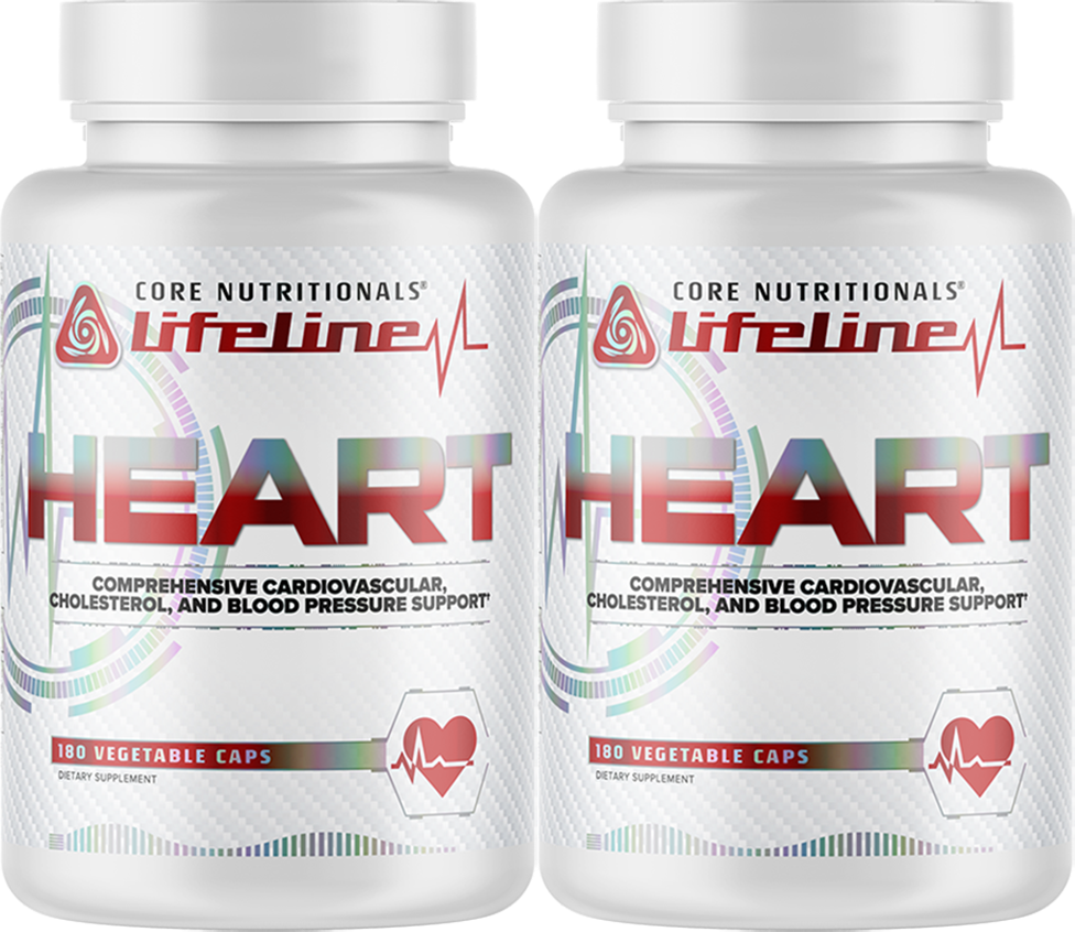 Core Nutritionals HEART - 2 x 180 Capsule Bottles TWINPACK