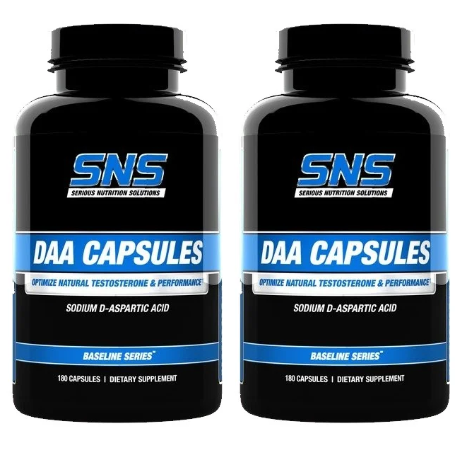 SNS Serious Nutrition Solutions DAA D-Aspartic Acid Capsules - 360 Cap ...