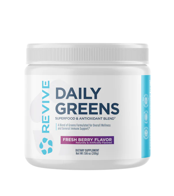 Revive Daily Greens Powder Formula Fresh Berry - 20 Servings