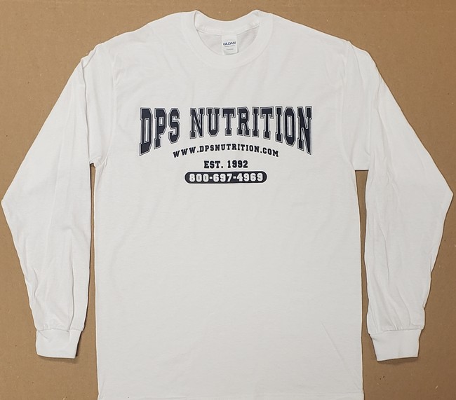 Dps Nutrition Long Sleeve T-Shirt White - XXL