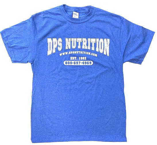 Dps Nutrition T-Shirt Heather Royal Blue - Large