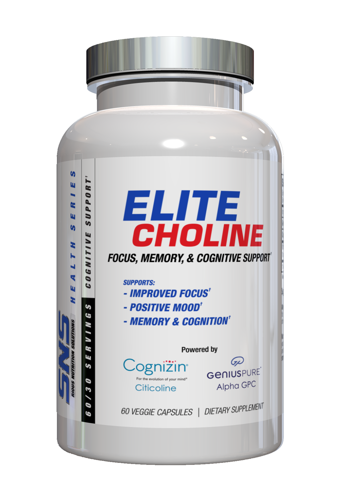 SNS Serious Nutrition Solutions Elite Choline - 60 Capsules
