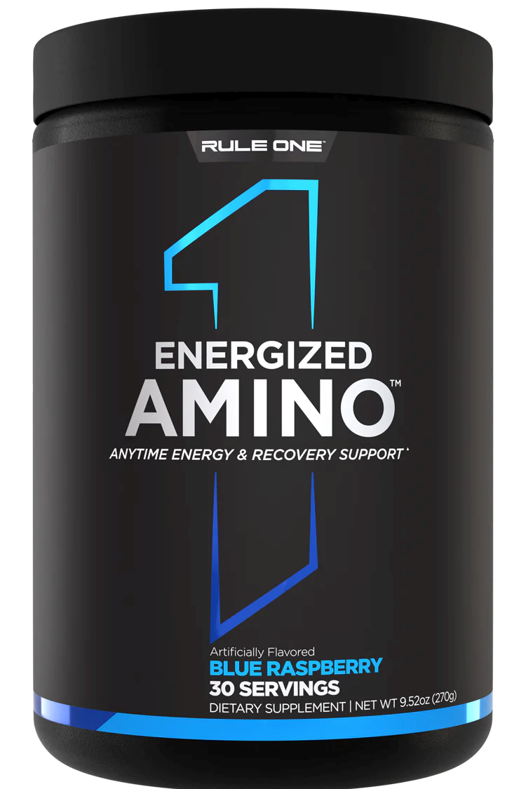 Rule1 Energized Amino Blue Raspberry - 30 Servings by Rule 1