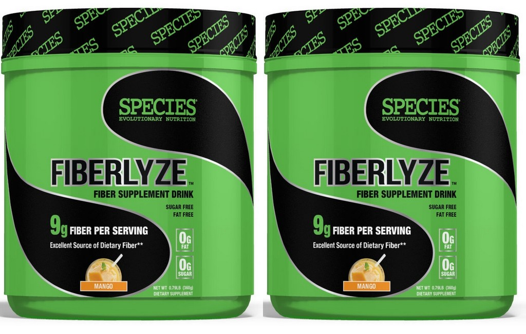Species Nutrition Fiberlyze Mango - 60 Servings (2 x 30 Serv. Btls ...