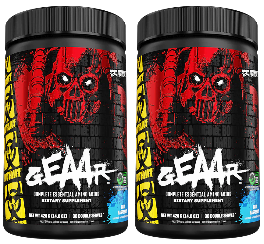 Mutant GEAAR EAA's Blue Raspberry - 2 x 30 Serving Bottles TWINPACK