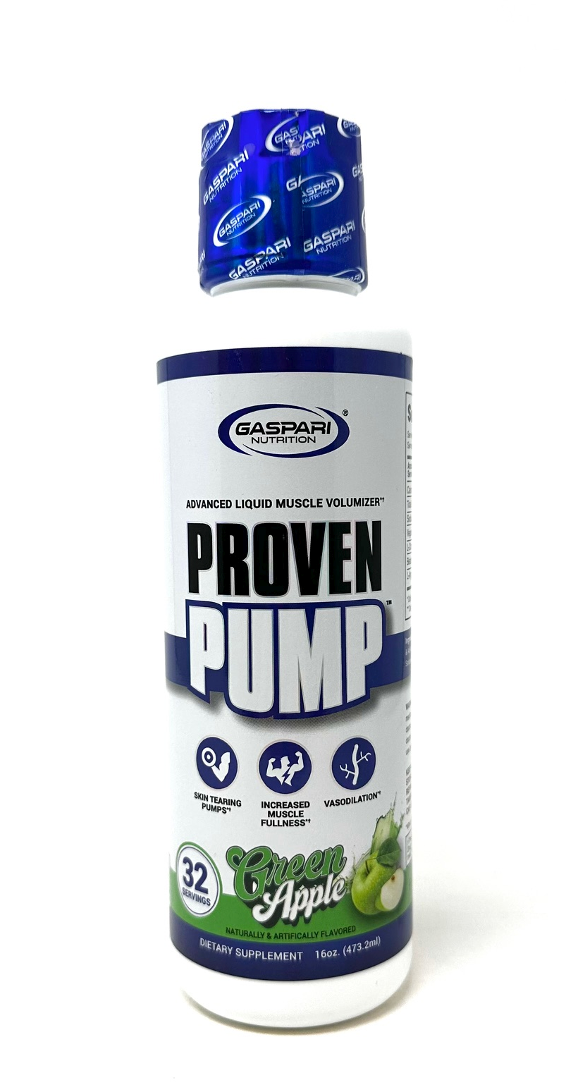 Gaspari Nutrition PUMP Adv Liquid Muscle Volumizer Green Apple - 32 ...
