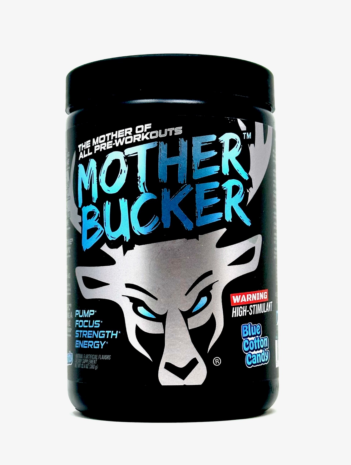 Bucked Up Mother Bucker Pre Workout Blue Cotton Candy - 20 Servings