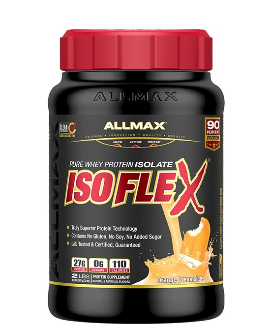 AllMax Nutrition IsoFlex Orange Dreamsicle - 2 Lb