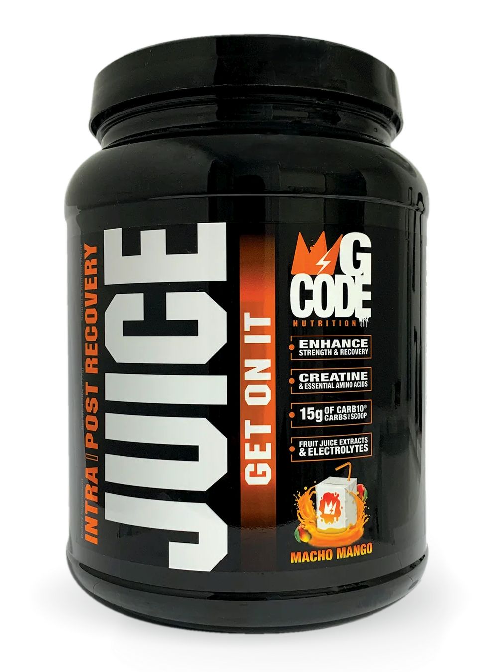 GCode Nutrition JUICE: Intra/Post Recovery Macho Mango - 30 Servings