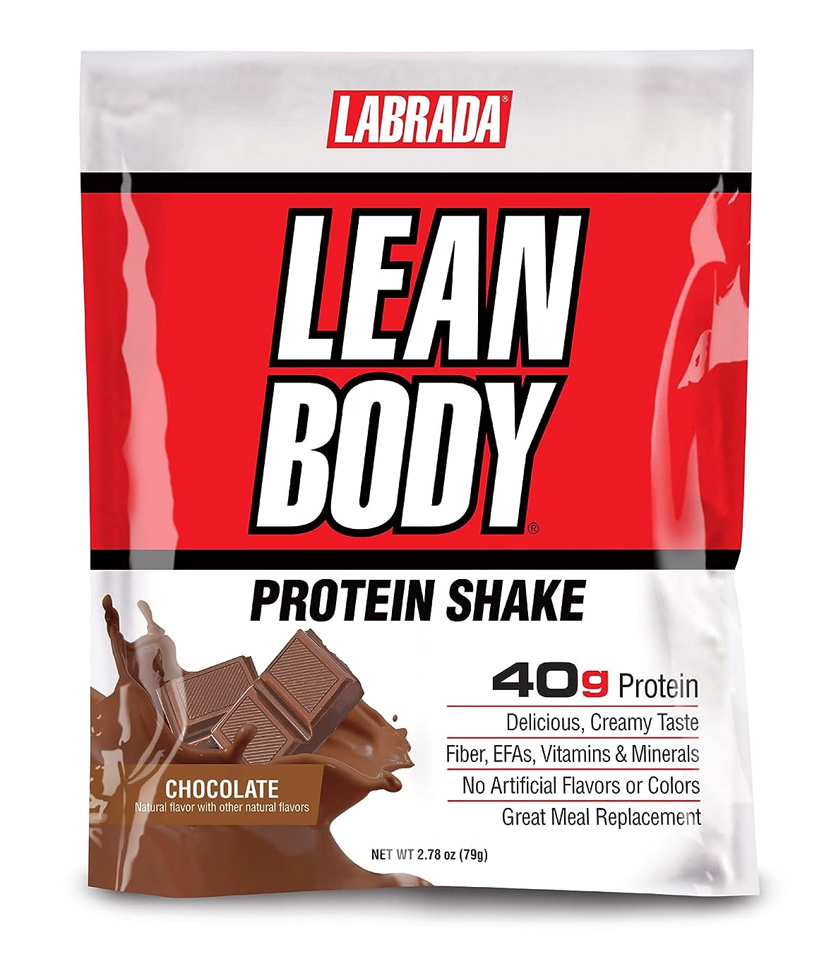 Labrada Lean Body Packs Chocolate - 80 Pack by Labrada Nutrition
