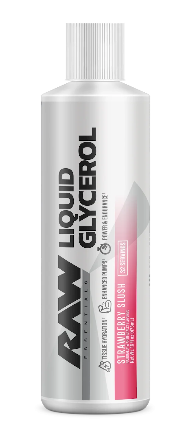RAW Liquid Glycerol Strawberry Slush - 32 Servings by Raw Nutrition