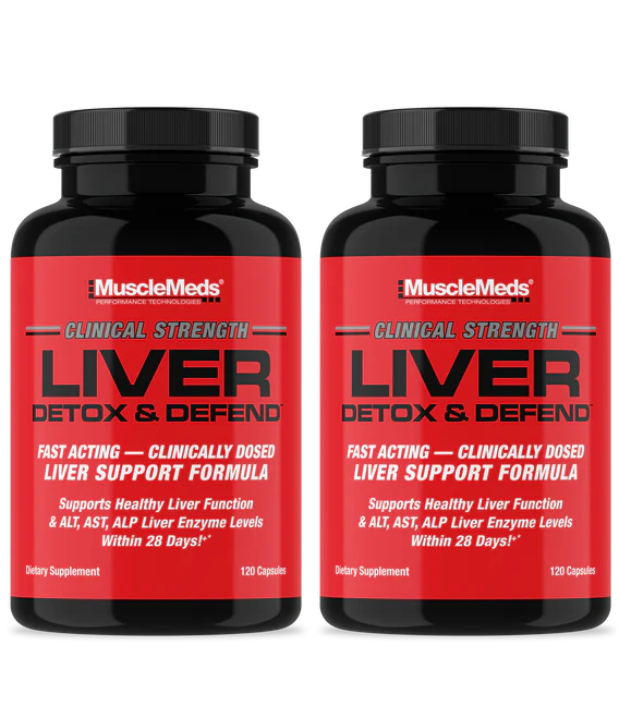 MuscleMeds Liver Detox & Defend - 240 Capsules (2 x 120 Capsule Bottles ...