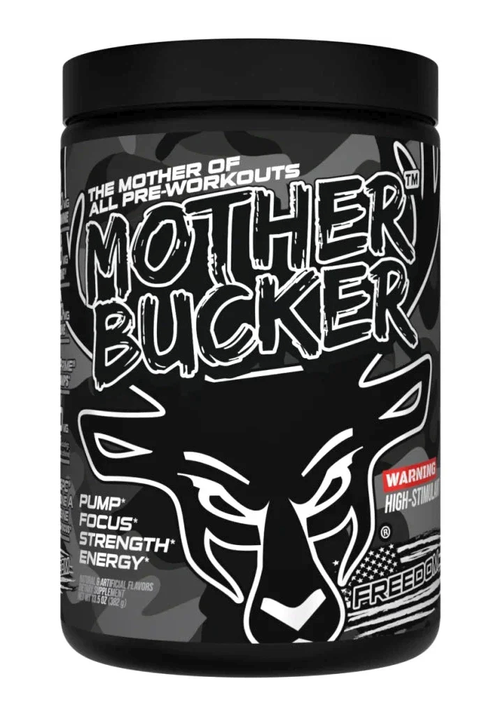 Bucked Up Mother Bucker Pre Workout Blue Cotton Candy - 20 Servings