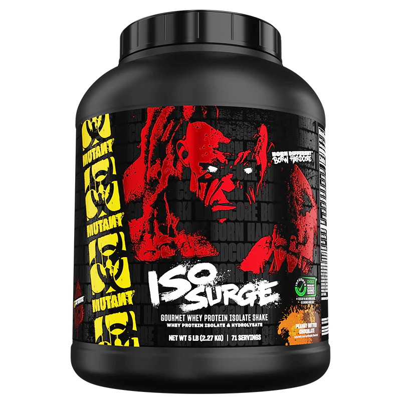 Mutant ISO Surge Whey Isolate Protein Peanut Butter Chocolate - 5 Lb