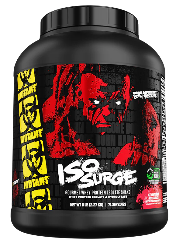 Mutant ISO Surge Whey Isolate Protein Strawberry Milkshake - 5 Lb