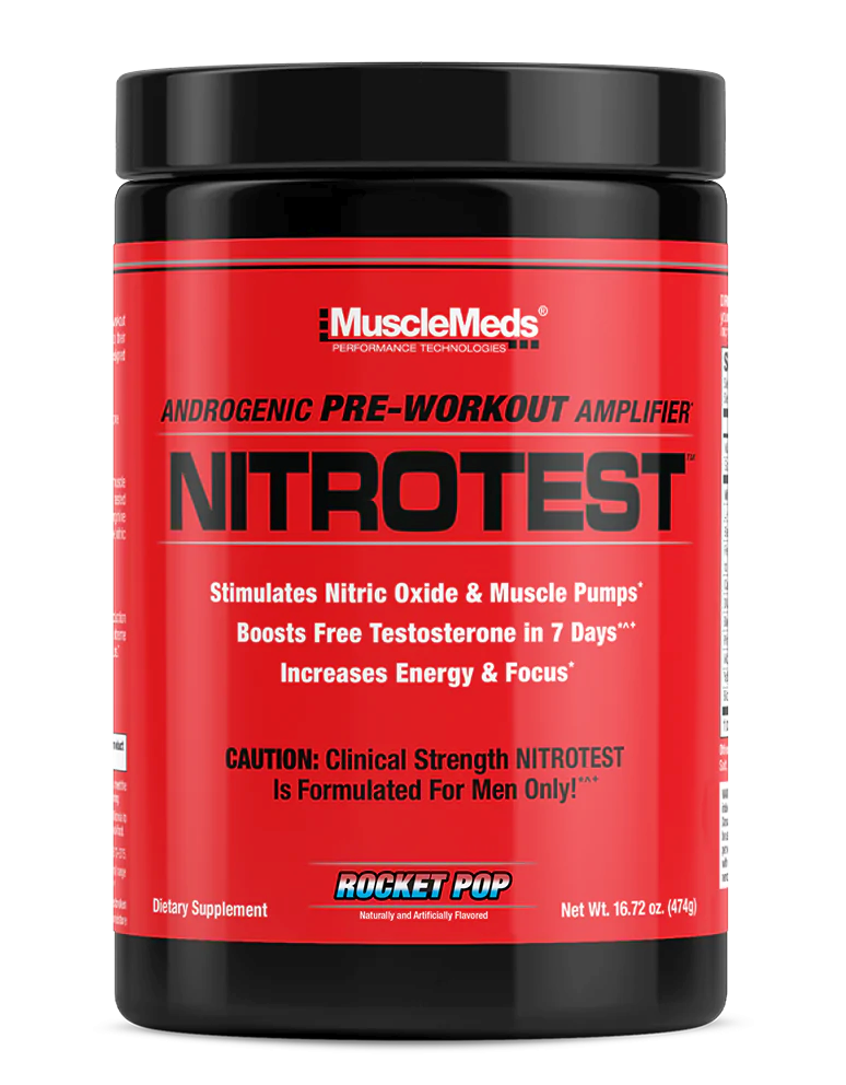 MuscleMeds Nitrotest Preworkout Rocket Pop - 30 Servings
